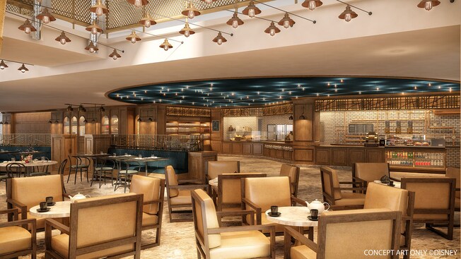 Chart Room Cafe | Bersantap dan Restoran | Hong Kong Disneyland Resort